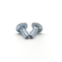 China ASME B18 5 Zinc Plated Bolts And Nuts Grade 2 Carriage Coach Bolt Round Head Square Neck for sale