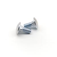 China ASME B18 5 Zinc Plated Bolts And Nuts Grade 2 Carriage Coach Bolt Round Head Square Neck for sale