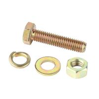 China DIN933 Automotive Fasteners Yellow Zinc Grade 8.8 Hex Bolt Coarse for sale