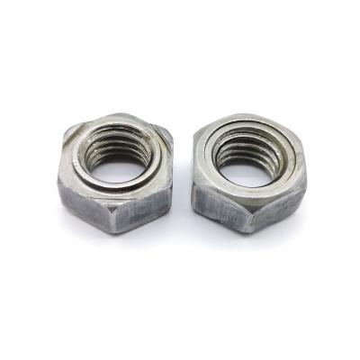 China Steel Plain Hex Weld Nut DIN 929 Thread Hexagon Weld Nut M6 M8 M10 M12 for sale