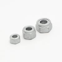 China M12 M16 Nylon Insert Lock Nuts M10 Class 8 Heat Treatment Dacromet Finish for sale