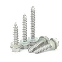 China 5.5 mm Stainless Steel Flange Head Self Tapping Screws For Solar Panel for sale