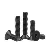 China ISO10642 10.9 High Strength Hexagon Socket Countersunk Head Cap Screws Black Oxide for sale