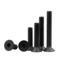 China ISO10642 10.9 High Strength Hexagon Socket Countersunk Head Cap Screws Black Oxide for sale