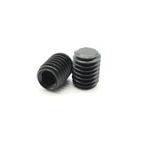 China Black Oxide DIN 913 45H High Strength Hex Socket Set Screws With Flat Tip for sale