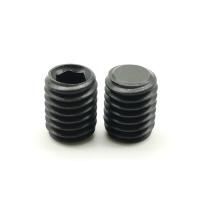 China Black Oxide DIN 913 45H High Strength Hex Socket Set Screws With Flat Tip for sale