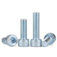 China Fully Threaded Socket Head Cap Screws Zinc Plated Class 12.9 Alloy Steel for sale