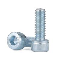 China Fully Threaded Socket Head Cap Screws Zinc Plated Class 12.9 Alloy Steel for sale