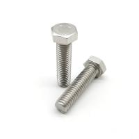 China ASTM F593 SS 316 Hex ASME ANSI B18 2.1 Bolts Stainless Steel Hex Head Cap Screws for sale