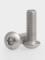 China 316 Stainless Steel Hex Drive Round Head Screws ISO7380 for sale