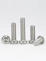 China 316 Stainless Steel Hex Drive Round Head Screws ISO7380 for sale