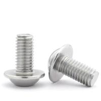 China ISO7380.2 Stainless Steel Flanged Button Head Screws Hex Socket Round Hat A2-70 for sale