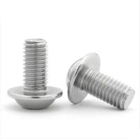China ISO7380.2 Stainless Steel Flanged Button Head Screws Hex Socket Round Hat A2-70 for sale