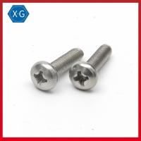 China Standard Fasteners Stainless Steel Phillips Oval Head Machine Screws DIN7985 for sale