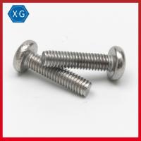 China Standard Fasteners Stainless Steel Phillips Oval Head Machine Screws DIN7985 for sale