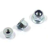 China ISO7043 Grade8 M10 Zinc Plated Nylock Flange Nuts for sale