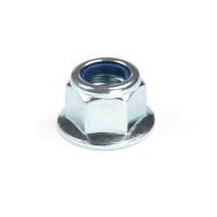 China ISO7043 Grade8 M10 Zinc Plated Nylock Flange Nuts for sale