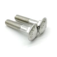 China DIN603 A2-70 Stainless Steel Screw Square Neck Carriage Bolts for sale