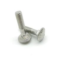 China DIN603 A2-70 Stainless Steel Screw Square Neck Carriage Bolts for sale