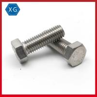 China DIN933 Stainless Steel Hex Bolts Full Thread A2 70 Hex Head Bolt for sale