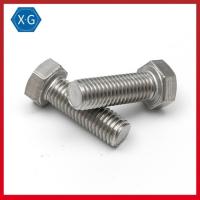 China DIN933 Stainless Steel Hex Bolts Full Thread A2 70 Hex Head Bolt for sale