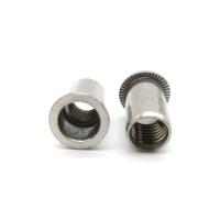 China Twist Resistant SS304 A270 Flat Head Rivet Nuts M3 M4 M5 GB17880.1 for sale
