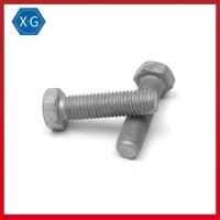 China ISO4017 Grade 8.8 SS Hex Head Screws Hot Dip Galvanized Hex Head Cap Bolt for sale