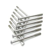 China DIN 931 A4 70 SS 316 Stainless Steel Screws Nuts Bolts M2x8 Hex Cap Screws Partially Thread for sale