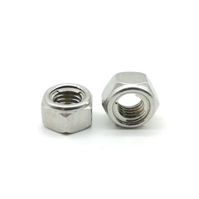 China GB 6184 Stainless Steel Metric Nuts Spring Stop Metal Insert Lock Nuts for sale