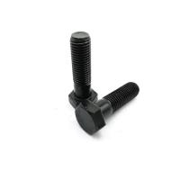China Hex Head High Strength Bolts ISO4014 GB5782 Class 10.9 Black Partial Thread Bolt M6 M48 for sale