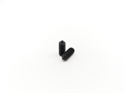 China ISO 4028 DIN 915 High Strength Bolts Black Oxide Alloy Steel Socket Dog Point Set Screw for sale
