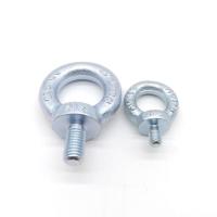 China DIN 580 Zinc Plated Bolts And Nuts Steel Lifting Eye Bolts Class 4 for sale