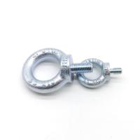 China DIN 580 Zinc Plated Bolts And Nuts Steel Lifting Eye Bolts Class 4 for sale