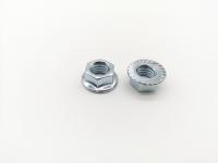 China Zinc Finish Serrated Hex Flange Nuts DIN 6923 M5 To M20 Class 8 for sale