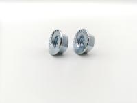 China Zinc Finish Serrated Hex Flange Nuts DIN 6923 M5 To M20 Class 8 for sale