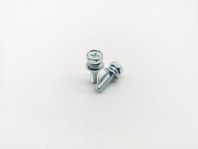 China GB9074.13 Phillips Hex Head Machine Screw Flat Washer Lock Washer for sale
