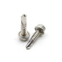 China DIN7504K Self Tapping Stainless Steel Screws For Metal 316 Hex Washer Head for sale