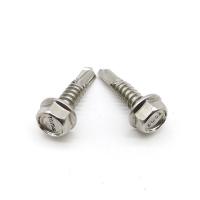 China DIN7504K Self Tapping Stainless Steel Screws For Metal 316 Hex Washer Head for sale