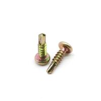 China Yellow Zinc Self Tapping Screws Phillips Self Tapping Pan Head Metal Screws for sale