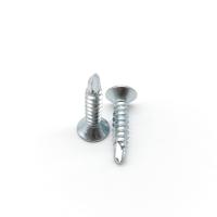 China Phillips Zinc Coated Self Tapping Screws Self Drilling Screws Pan Head #2 Point Steel for sale