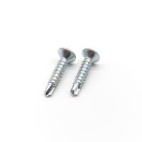 China Phillips Zinc Coated Self Tapping Screws Self Drilling Screws Pan Head #2 Point Steel for sale
