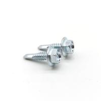 China Hexagon Head Self Tapping Screws For Metal Buildings DIN 7504K ST4.8 for sale