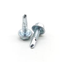 China Hexagon Head Self Tapping Screws For Metal Buildings DIN 7504K ST4.8 for sale