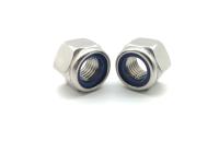 China DIN982 A4-80 m8 Nylon Insert Lock Nut Specifications Stainless Steel 316L for sale