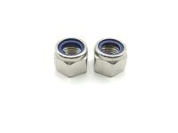China ISO7040 Self Locking Nut With Nylon Insert Stainless Steel 304 Prevailing Torque Nuts for sale