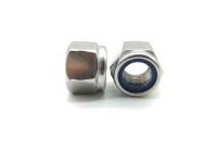 China ISO7040 Self Locking Nut With Nylon Insert Stainless Steel 304 Prevailing Torque Nuts for sale