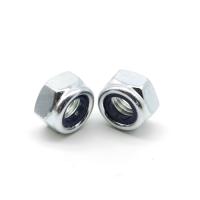 China M6 M5 M4 Nylon Lock Nut Metric DIN 985 Low Profile Hexagon Lock Nut for sale