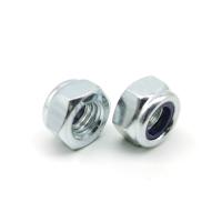 China M6 M5 M4 Nylon Lock Nut Metric DIN 985 Low Profile Hexagon Lock Nut for sale