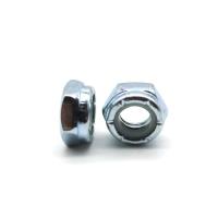 China Gr.2 Nylon Insert Lock Nuts ASME B18 16.6 Zinc Plated C1018 Coarse for sale