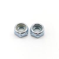 China Gr.2 Nylon Insert Lock Nuts ASME B18 16.6 Zinc Plated C1018 Coarse for sale